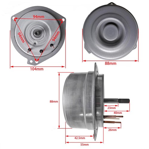 For DIY Generator Car Washer Magnetic Motor 12V High Power DC Brushless ...