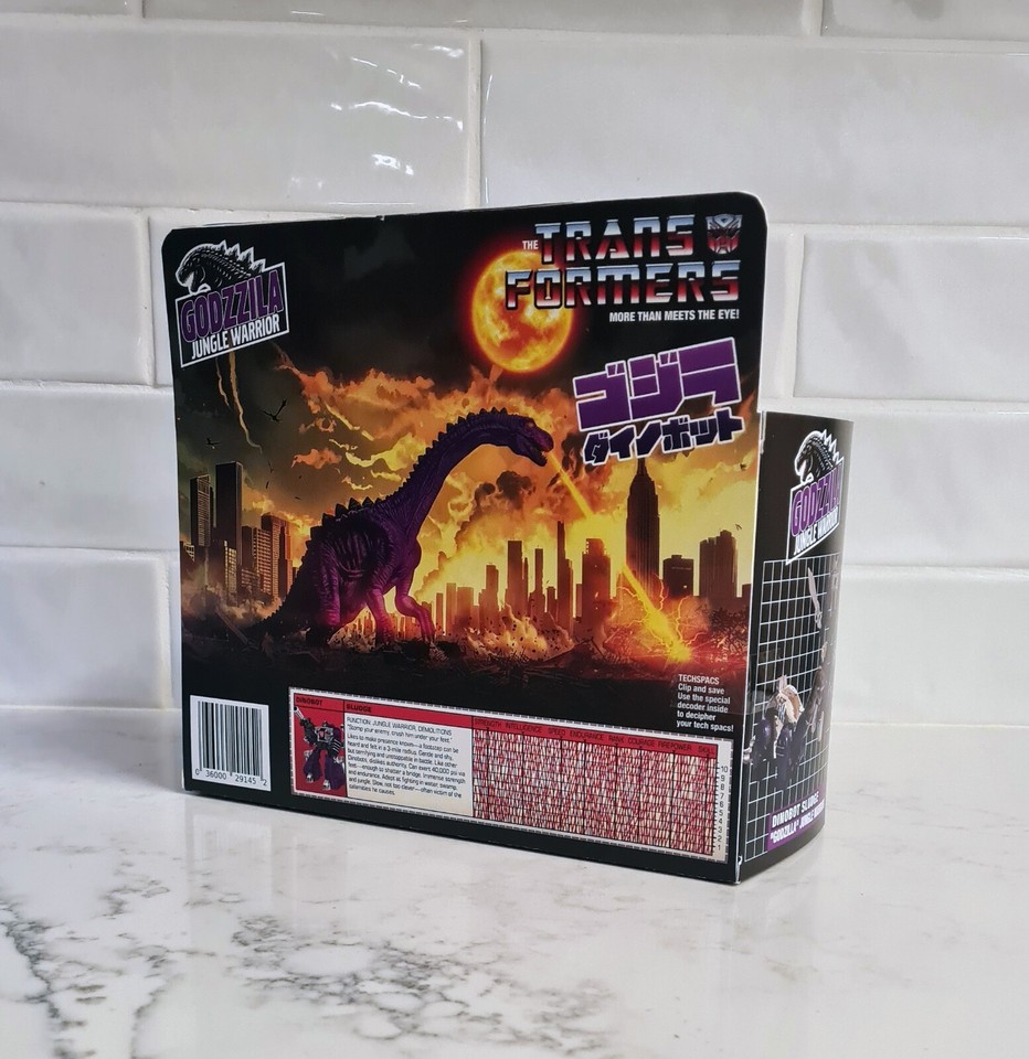 TRANSFORMERS G1 Dinobot SLUDGE "GODZILLA" Custom Toy figure in Custom ...