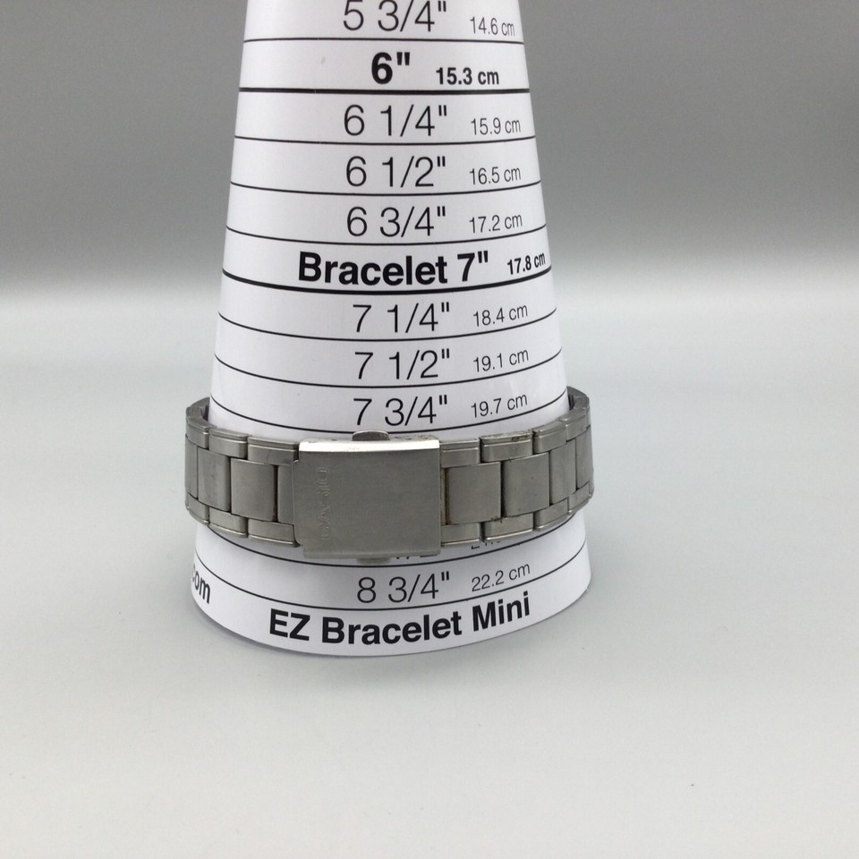 Casio Watch Men 2719 MTP-3050 Silver Tone Blue Dial 38mm Date New ...