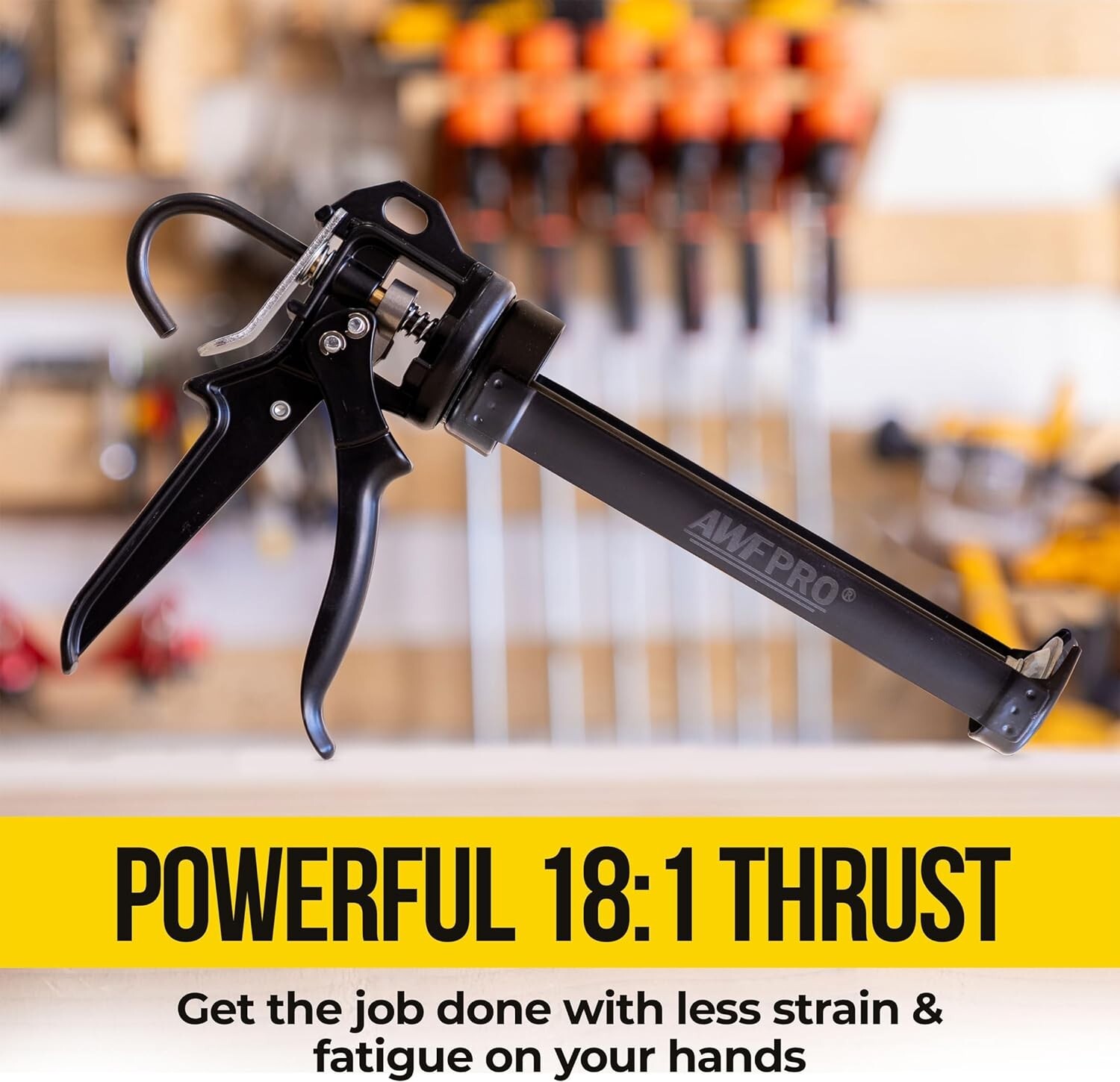 Heavy Duty Pro Caulk Gun, Rotating Barrel, Large 29 oz Tube | eBay