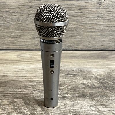 Shure Prologue Silver Handheld Wired Cardioid High Impedance Dynamic ...