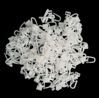 50x Heavy Duty DAF XF XG MERCEDES ACTROS CURTAIN HOOKS Slider CLIPS ...