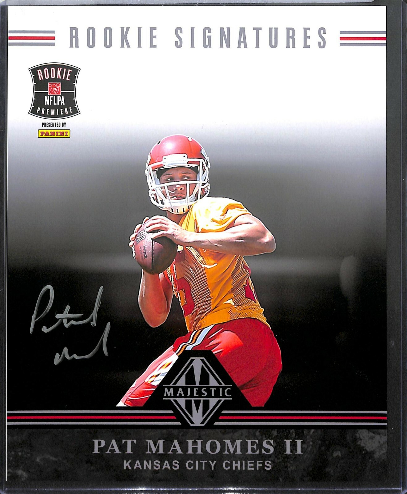 2017 Panini Rookie NFLPA Premiere Autograph Patrck Mahomes II | eBay