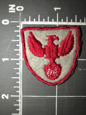 Eagle Perched on a Globe World Patch Big Hare Clothing Military Gray ...