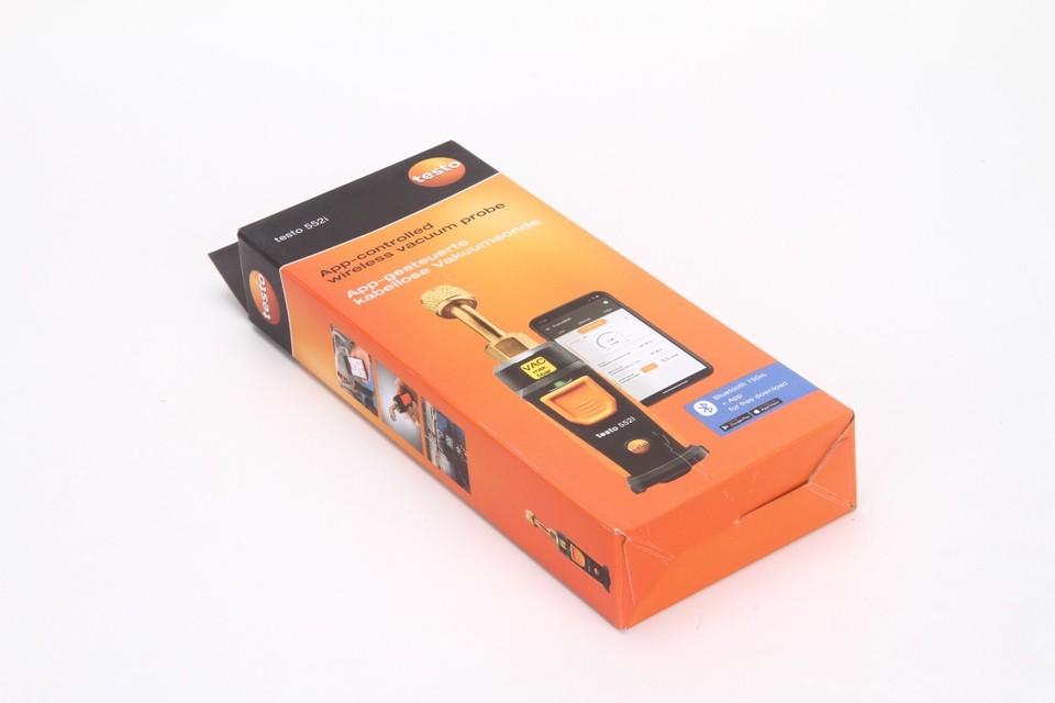 Testo 552i Vacuum Probe for HVAC Systems Portable Pressure Gauge with ...