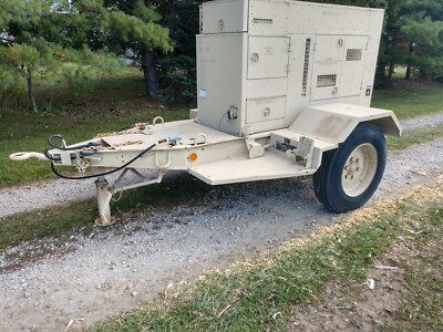 RUNNING John Deere MEP-806b 60kw Generator Set On Trailer LOCAL PICKUP ...