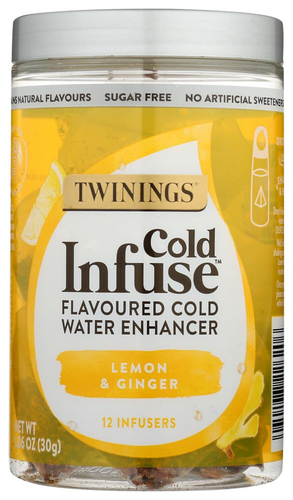 Twinings, Cold Infuse, Flavoured Cold Water Enhancer, Lemon & Ginger ...