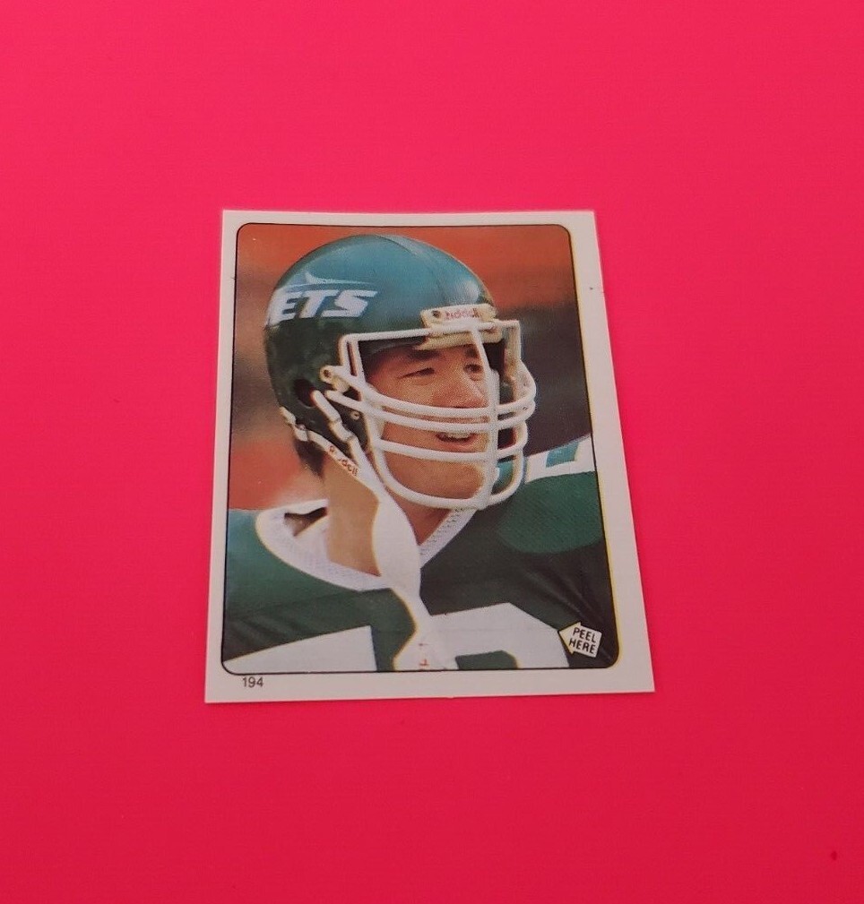 1983 Topps Football Bob Crable Sticker 194 New York Jets | eBay