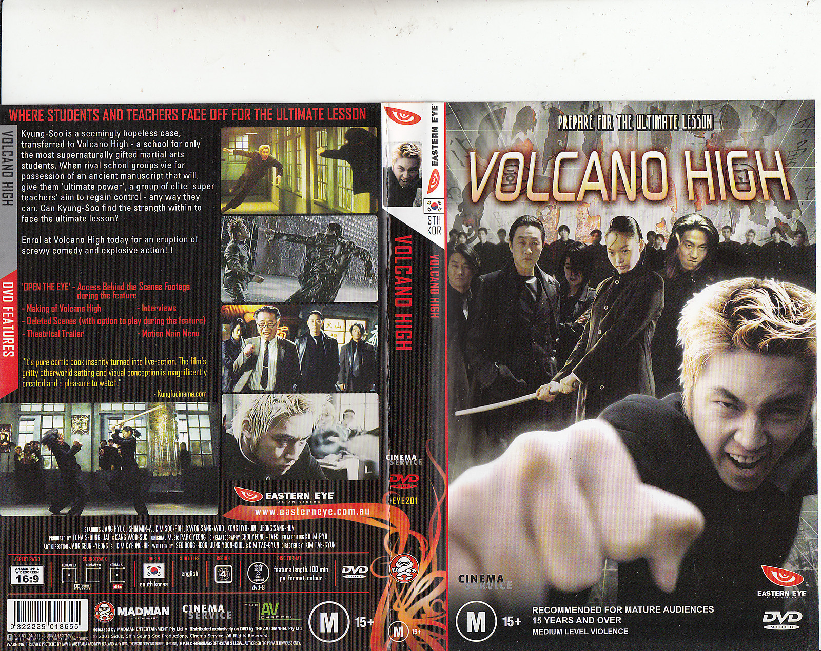 Volcano High-2001-Jang Hyuk-South Korea-Movie-DVD | eBay UK