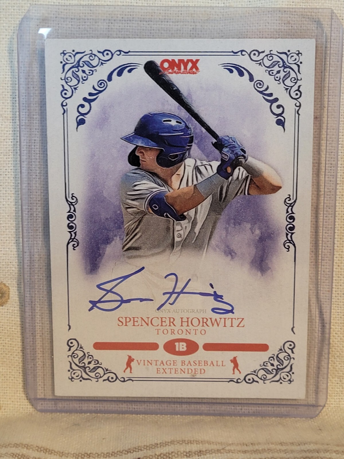 2022 Onyx Vintage Extended - Autographs Blue Ink #VASH Toronto Blue ...