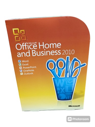 Microsoft Office 2010 Home & Business For 3 PCs Outlook/Excel/Word ...
