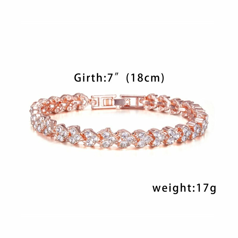 Women's Adjustable Chain Bracelet Rhinestone Crystal Cuff Bangle ...
