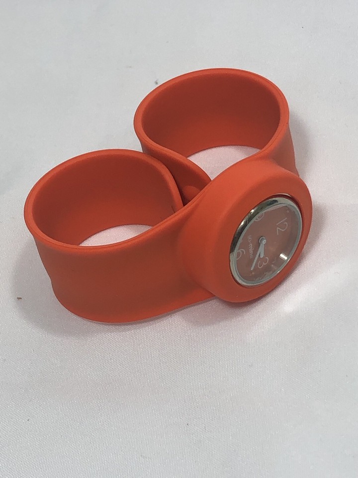 So-Mine My Slap Wear Silicone Watch - Orange # SL-0109 Working Original ...