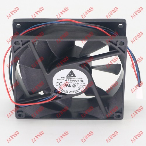 Delta new AFB0924HH 9CM 9225 24V 0.25A 3-wire Inverter Cooling Fan free ...