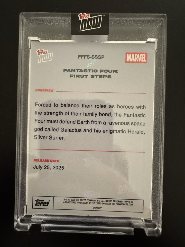 2025 Marvel Topps NOW® Fantastic Four : First Steps SSSP Super Short ...