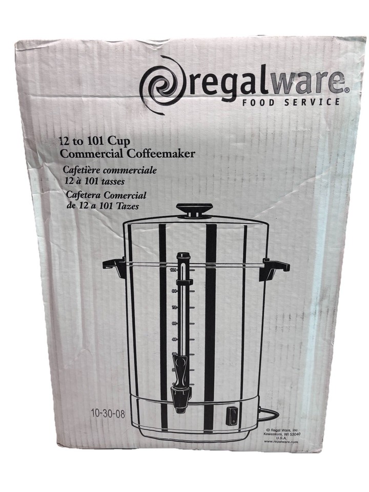 Regalware West Bend Commercial Automatic Coffee Maker Percolator 12-101 ...
