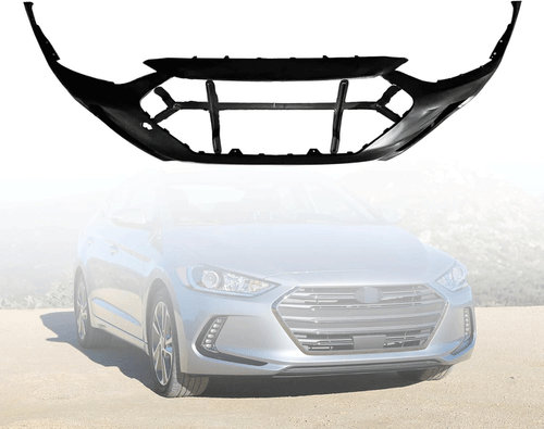 Front Bumper Cover Black For 2017 2018 Hyundai Elantra LE GL SE Built ...