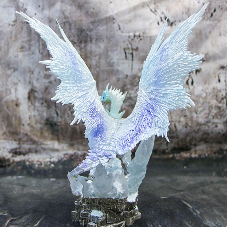 22cm Monster Hunter Iceborne Velkhana Figure PVC Character Model Decor ...