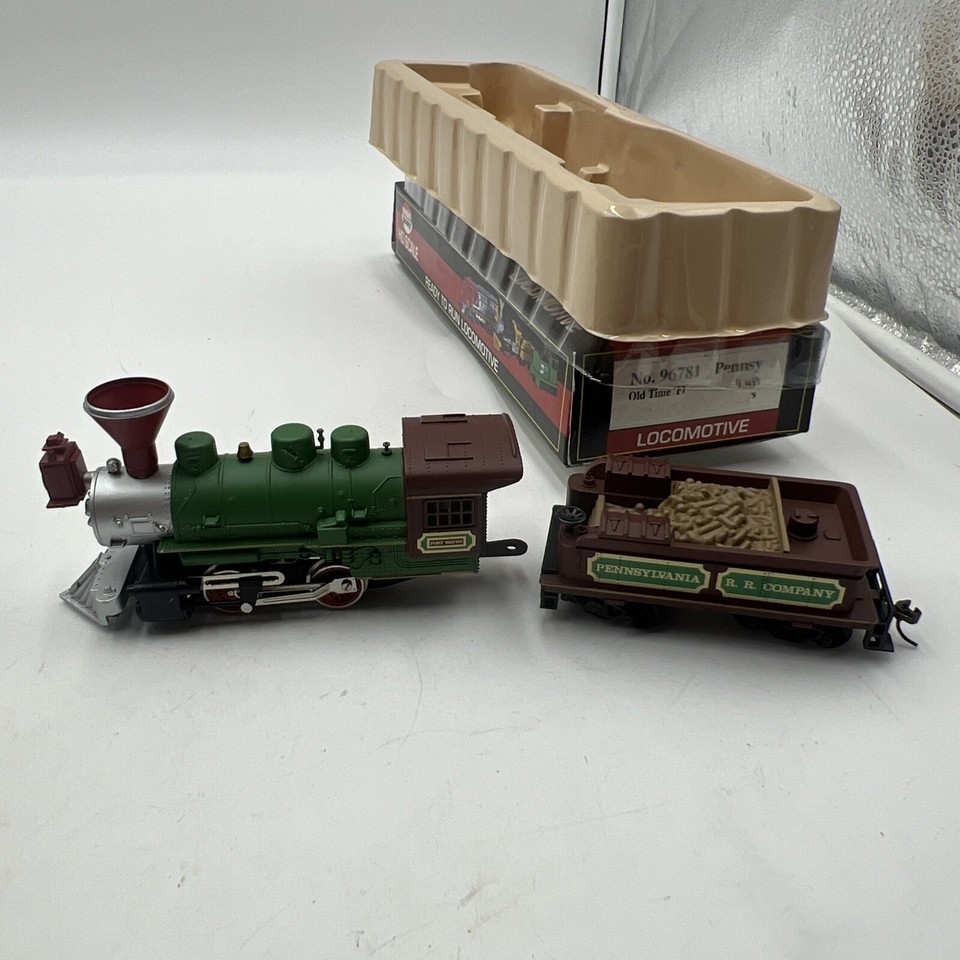 MODEL POWER HO SCALE OLD TIME FAT BOY 0-4-0 PENNSY LOCOMOTIVE WITH ...