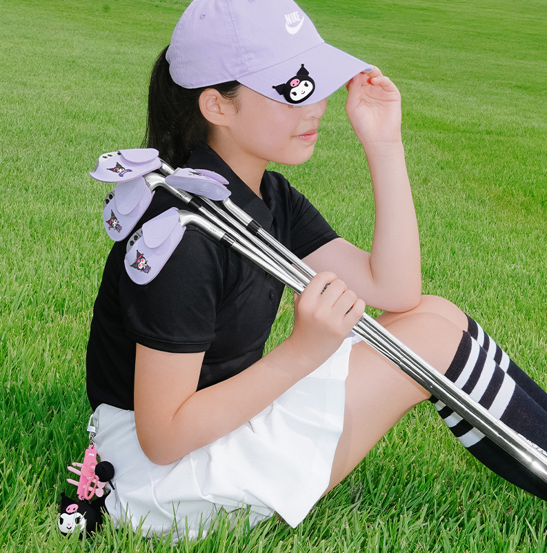 Sanrio Golf Club Iron Cover Set Hello Kitty My Melody Kurumi 8 Piece ...