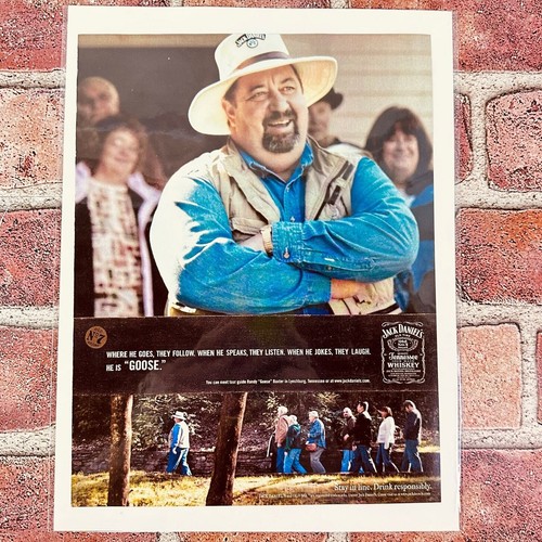 2005 Jack Daniels - He is Goose - Smiling Man Leading Tour Original Vtg ...