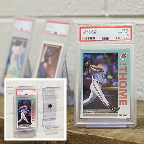 1-10PCS PSA Graded Trading Card Mount Frame Wall Mount & Shelf Stand ...