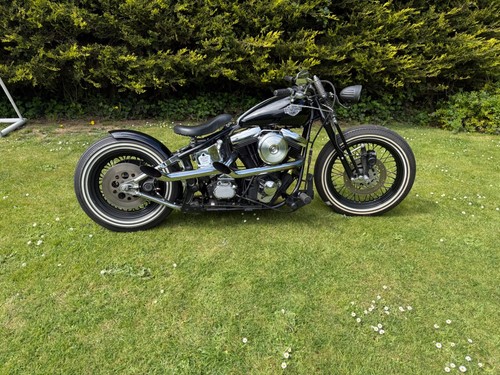 HARLEY DAVIDSON 1340 EVO SOFTAIL BOBBER DNA SPRINGER FRONTEND SHINKO ...
