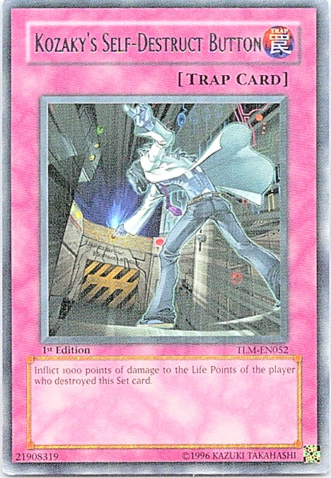 Self Destruct Button Yugioh