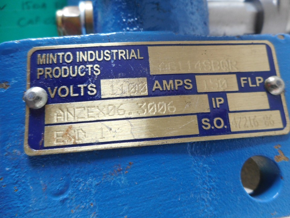CMI ELECTRICAL MINTO Receptacle Quick Release AG114SBQR MINING 1100Volt ...