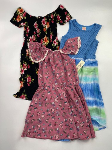 3 Lot Girl's 12 Izzy & Addie, Ambiance, Faded Glory Dresses | eBay