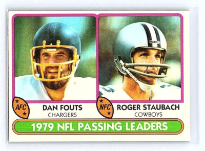 1980 Topps #331 Roger Staubach, Dan Fouts | eBay