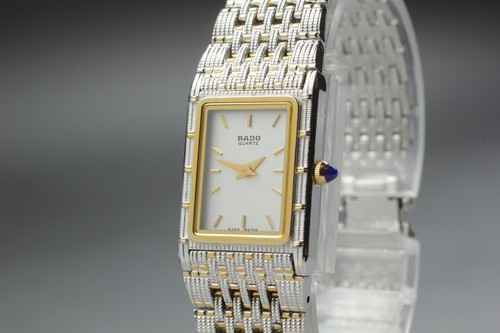 [Near MINT] RADO 133.9026.2 Gold Two-Tone Quartz Ladies Watch New Battery Japan | eBay