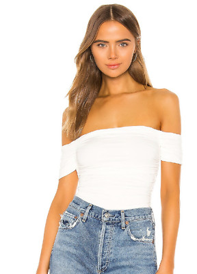 NWT REVOLVE X NBD Free Falling Bodysuit size small COLOR WHITE | eBay