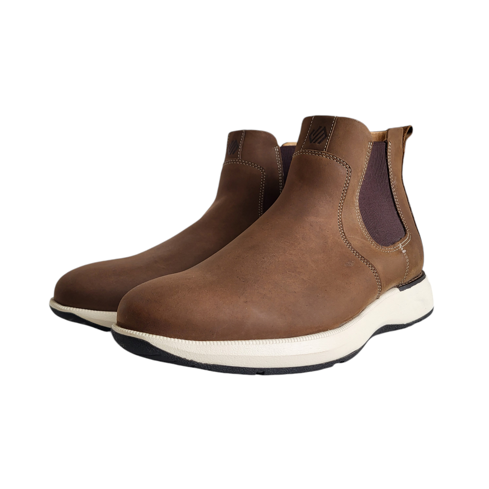 Johnston & Murphy Felder Chelsea Boot in Brown Men's Size 9 | eBay