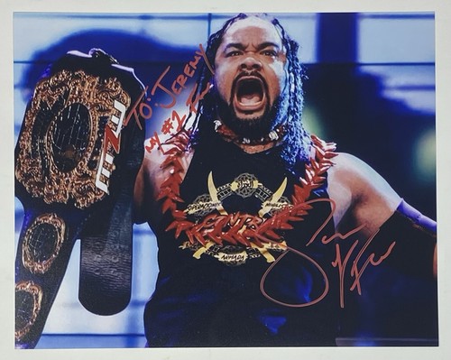 JACOB FATU Signed Photo Wrestling Autograph Wrestler Autographed WWE ...