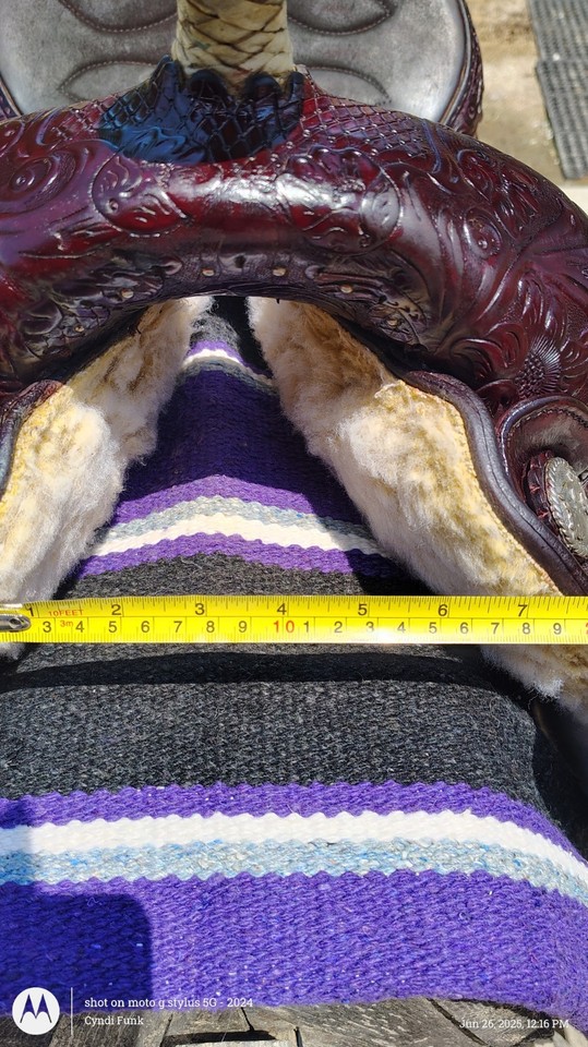 Circle Y Equitation 16" Western Show Saddle With Engraved Silver ...