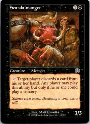 Scandalmonger Magic The Gathering Mercadian Masques Near Mint | eBay