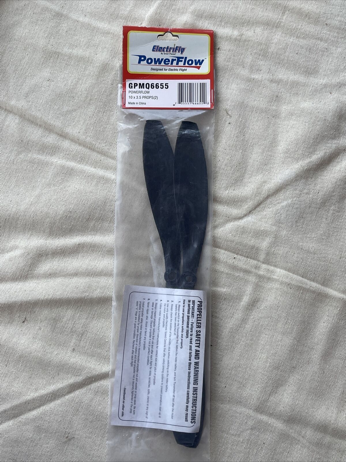 Electrifly Powerflow GPMQ6655 10x3.5 Props(2) RC Airplane Modeling | eBay