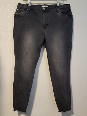 STS Blue Jeans Womens Size 34 Ellie High Rise Tapered Raw Hem Denim ...
