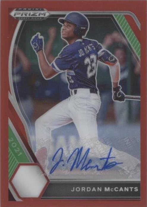 2021 Panini Prizm Draft Picks - Jordan McCants #PDP88 Red Prizm ...