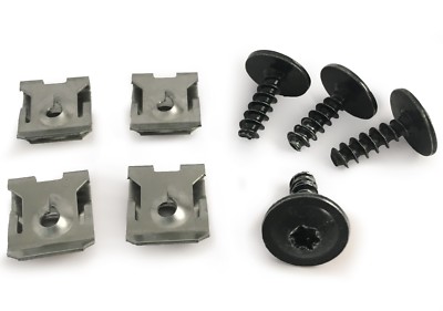 10x Captive Stainless Steel Trim Panel Retaining Clips & Torx Screws ...