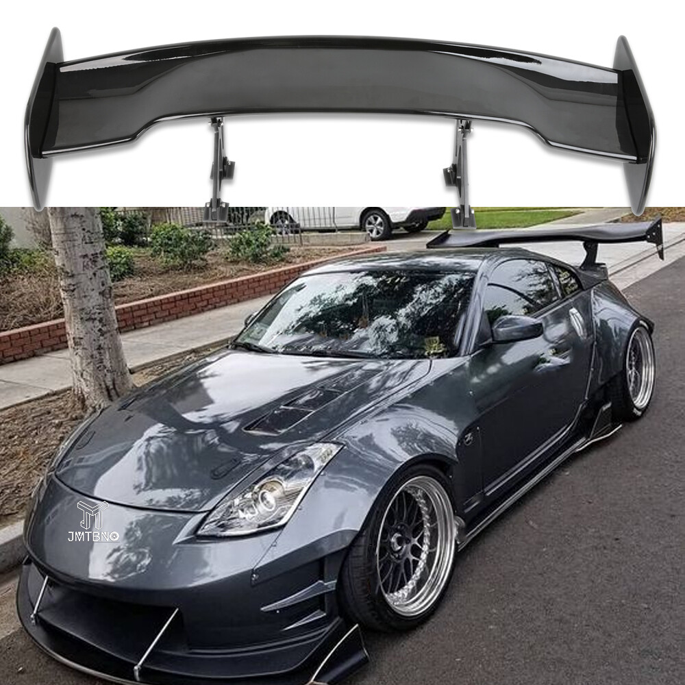 For Nissan 350Z Glossy Black GT Style Rear Car Trunk Lip Spoiler Wing ...