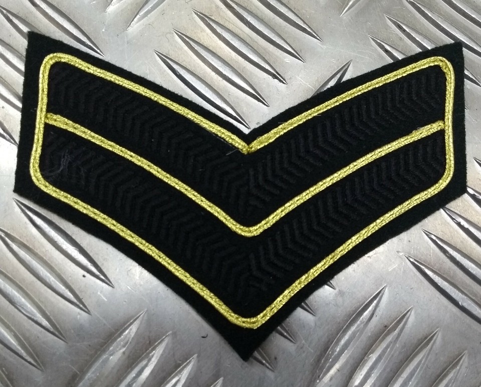 Genuine British Army Issue Royal Green Jackets E Rifles Rank Chevrons ...