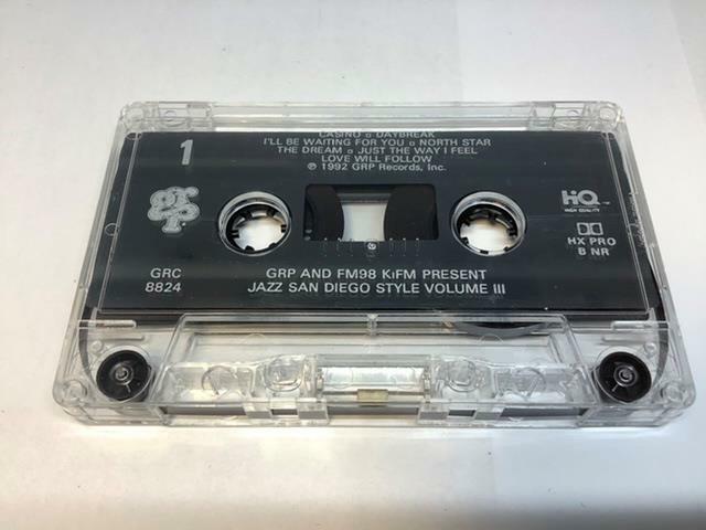 GRP & FM98 KIFM Cassette Tape JAZZ SAN DIEGO STYLE 1992 GRP Records GRC ...