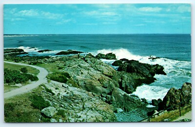 POSTCARD Ogunquit Maine Portion of the Marginal Way Path Along the ...