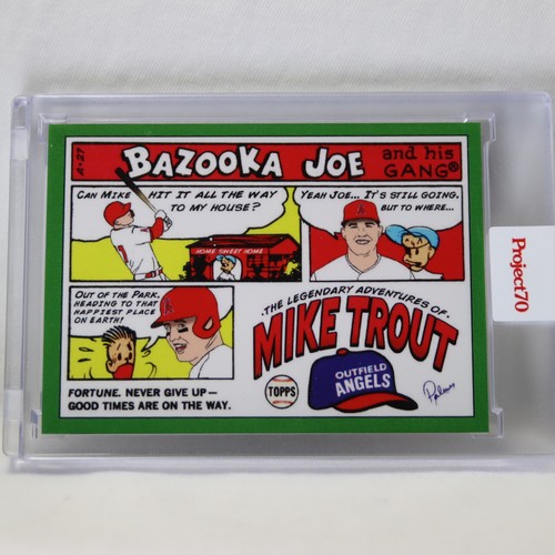 Mike Trout 712 2021 Topps Project 70 by Brittney Palmer (1976) - PR ...