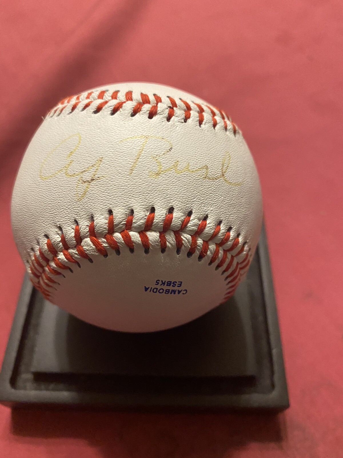 41st US President Sr George H. W. Bush Autographed Baseball (Astros Fan ...