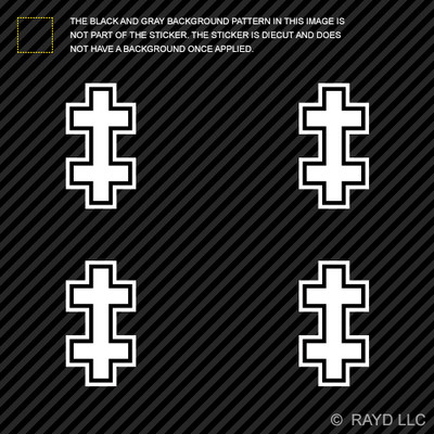 (4x) 1.5" Lithuanian Air Force Roundel Sticker Die Cut LAF Lithuania ...