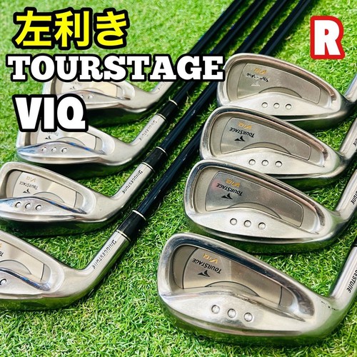 Left Bridgestone VIQ Lefty Iron Set Tour Stage Left Handed R Left ...