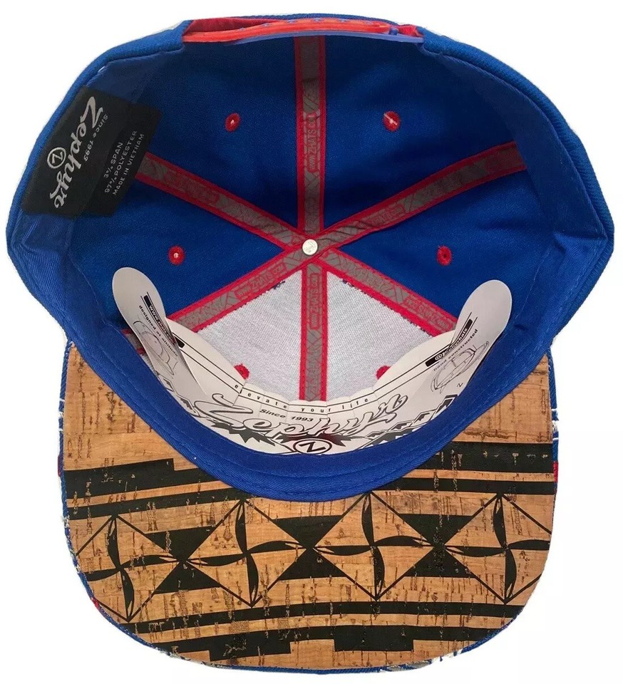 Zephyr NBA Philadelphia 76ers "Makai" Flat Bill SnapBack Hat | eBay